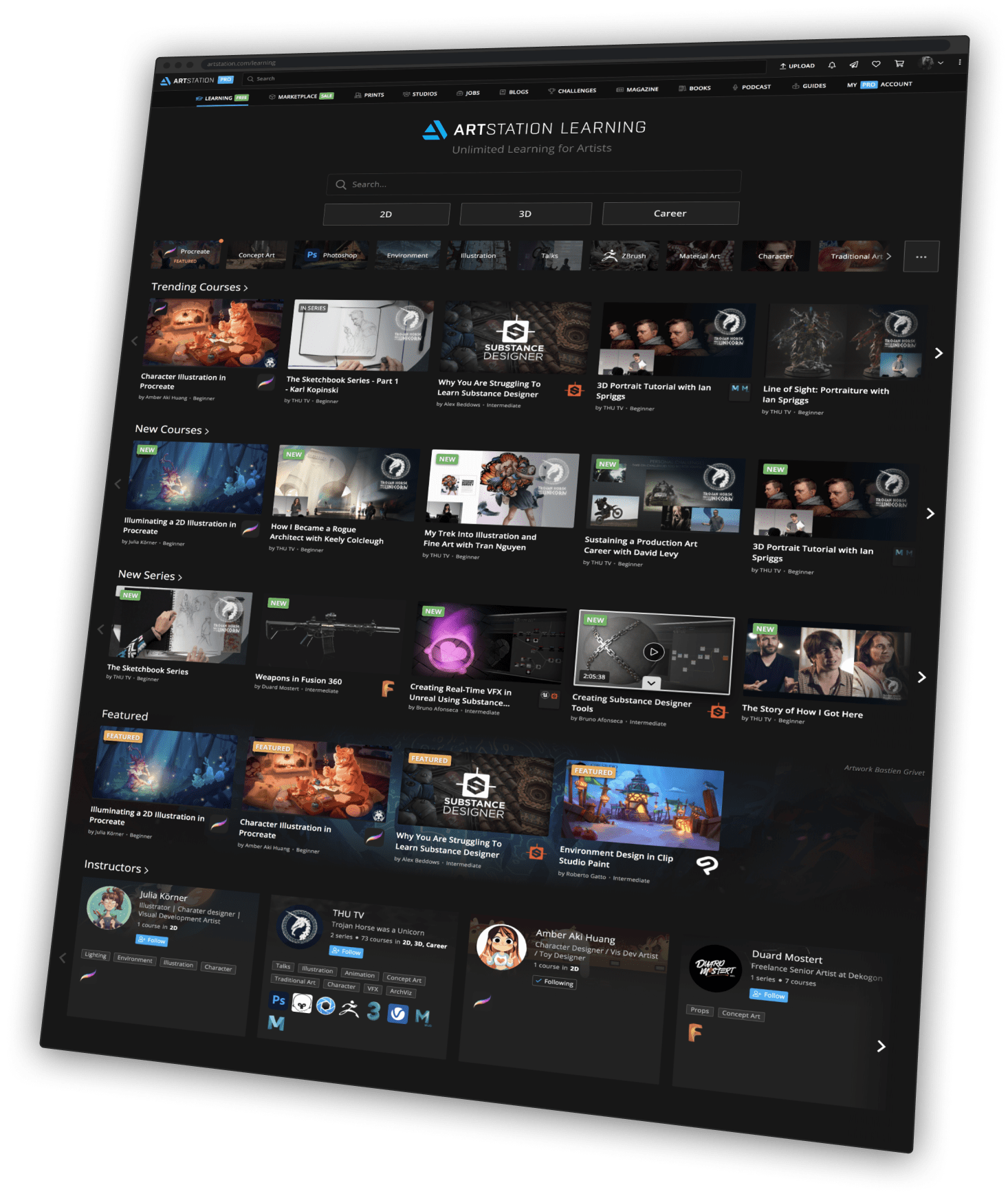 Artstation Artstation Learning Launched By Craig Elliott Craig Russell