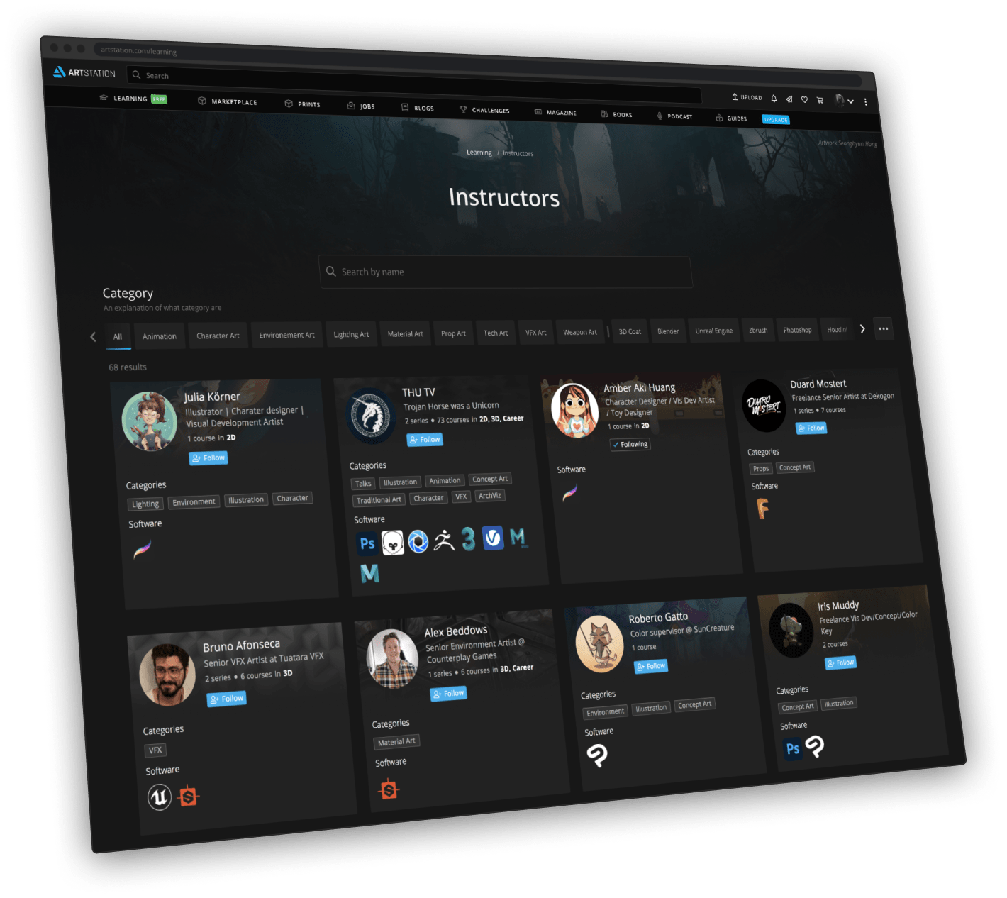 ArtStation - About - Learning